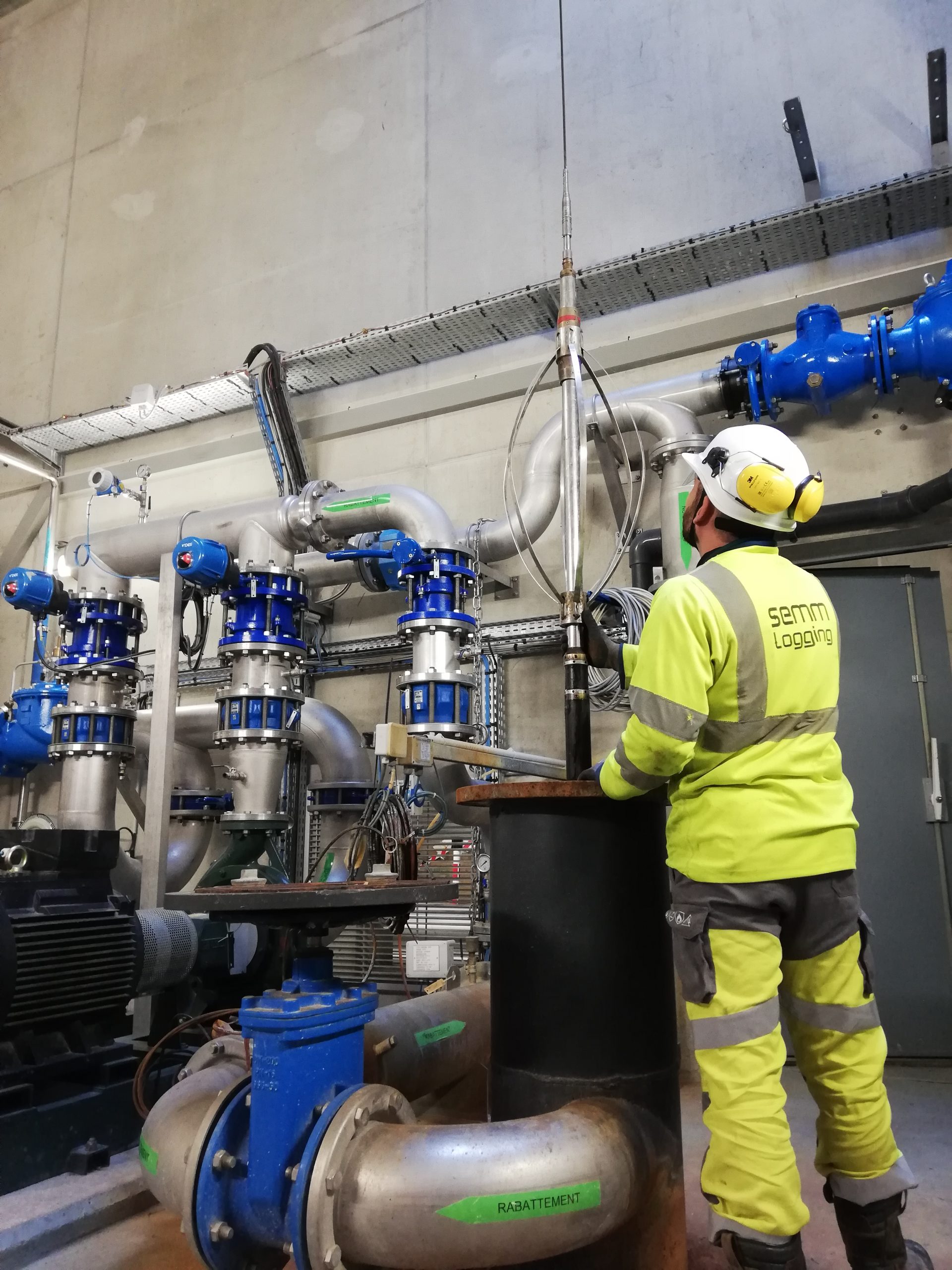Chantier Géothermie - forage à l’Albien en région Parisienne - Semm logging