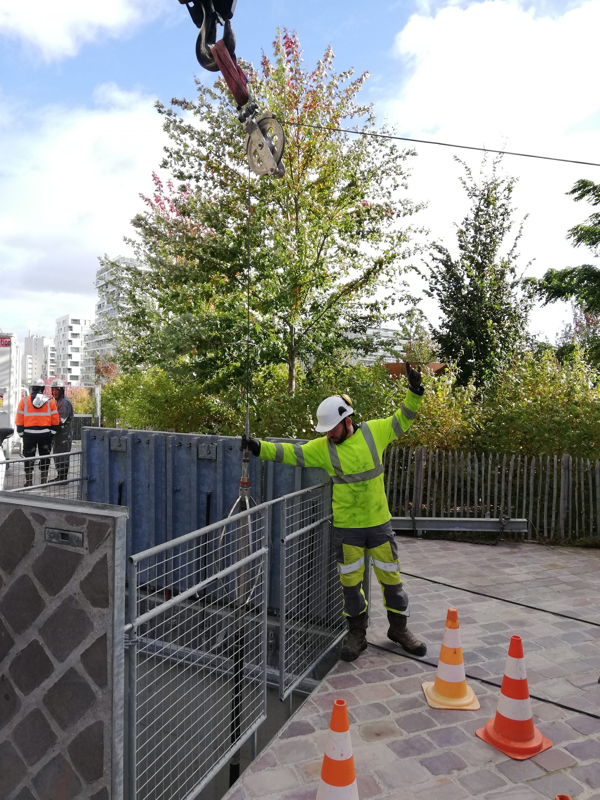 Chantier Géothermie - forage à l’Albien en région Parisienne - Semm logging