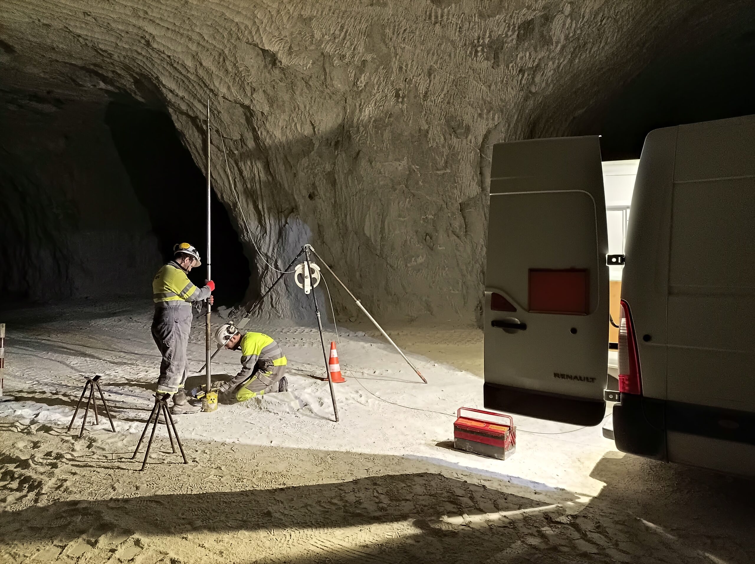 Diagraphie en carrière sous-terraine - Semm logging